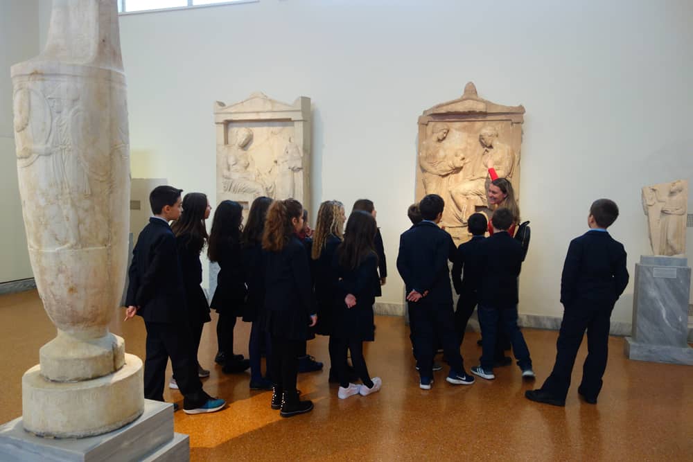 Οι μαθητές της Δ’ Δημοτικού στο Εθνικό Αρχαιολογικό Μουσείο Αθηνών ...