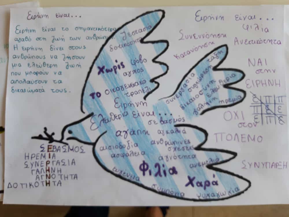 Ειρήνη είναι … - Εκπαιδευτική Αναγέννηση - Ιδιωτικά Σχολεία